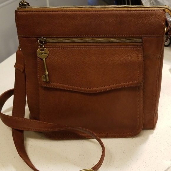 Fossil | Bags | Vintage Fossil Leather Handbag | Poshmark